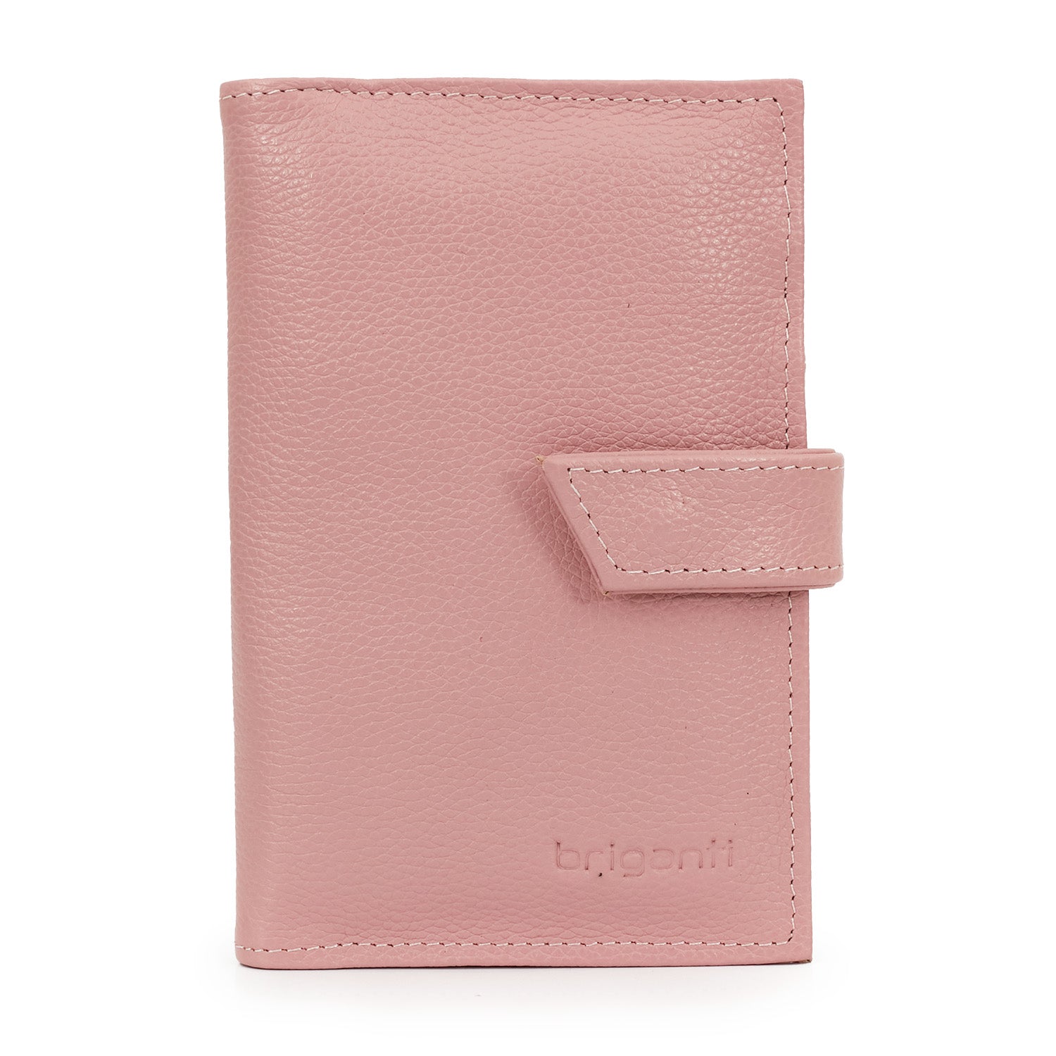 Portadocumentos Selene Mujer de Cuero Rosa – Briganti