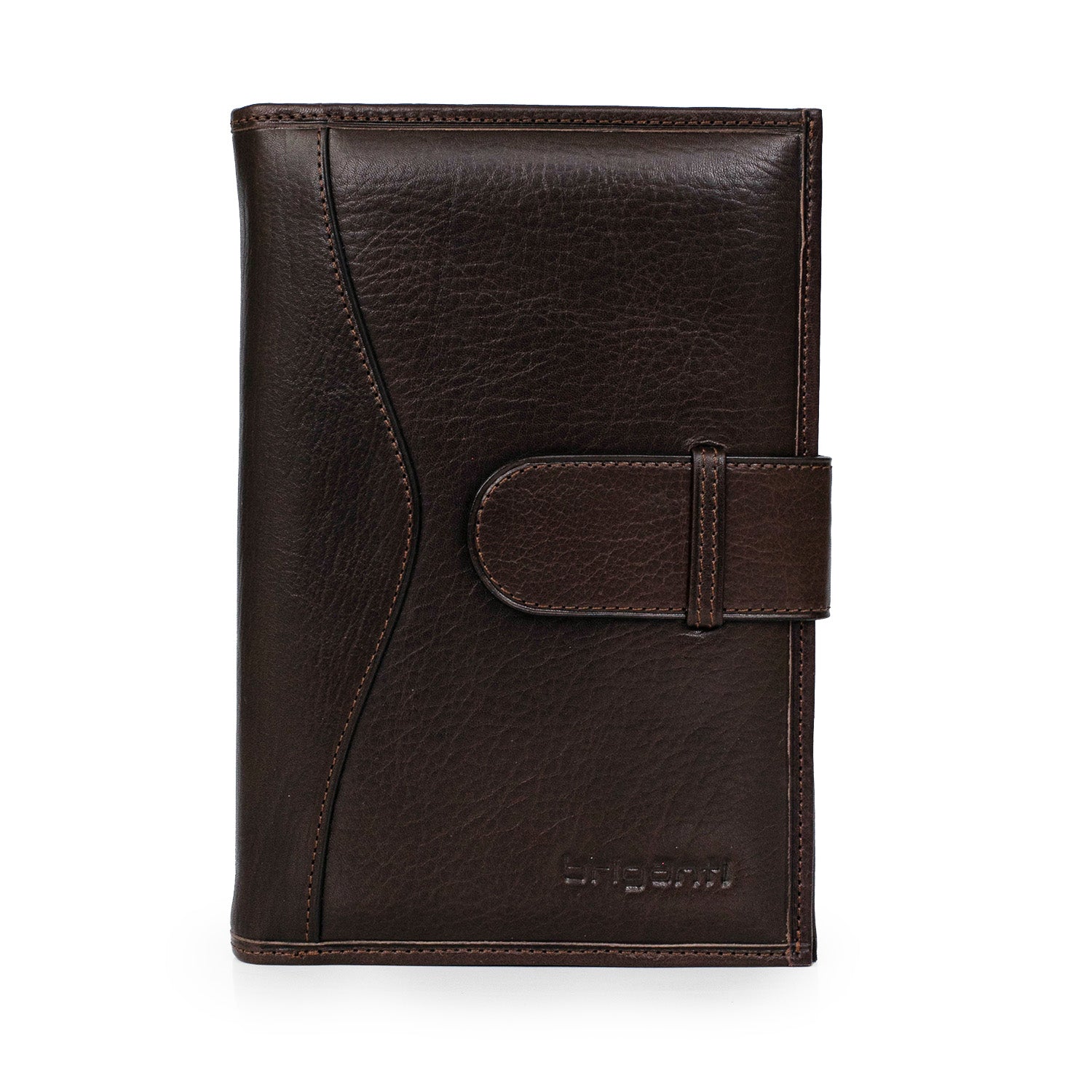 Portadocumentos Kion Unisex de Cuero Chocolate – Briganti